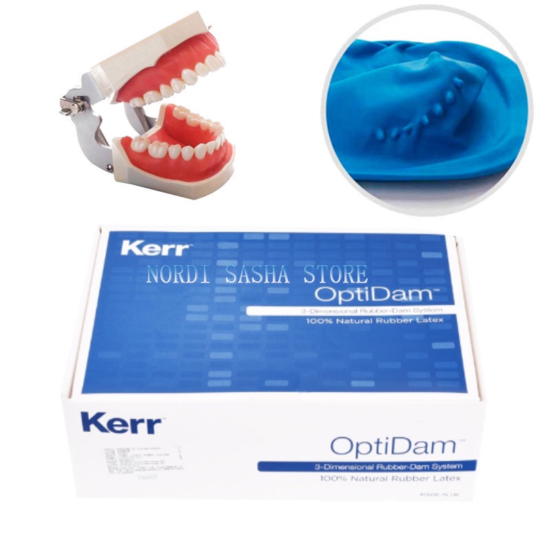 HoubIII Original Kerr OptiDam 3D Dental Rubber Dam Sheet Frame Natural ...