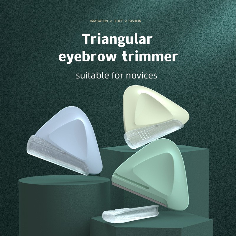 1pc Triangle Portable Eyebrow Trimmer Hair Remover Face Razor Blades ...