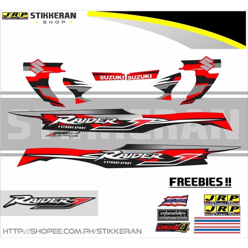 RAIDER J 110 DECAL | Shopee Malaysia