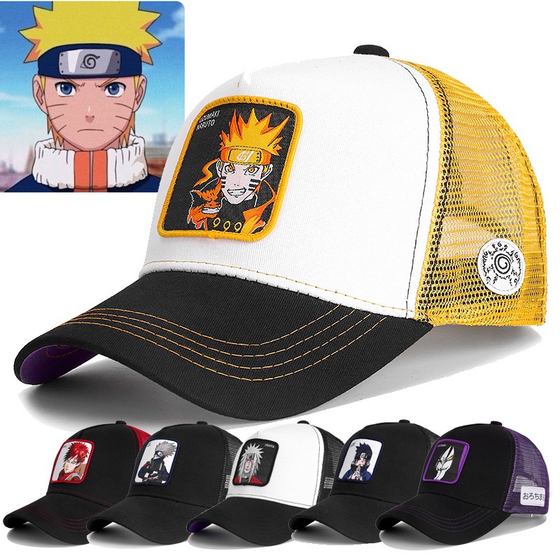 Naruto 》Anime Cap Fashion Baseball Cap Japanese Cartoon Net Cap ...