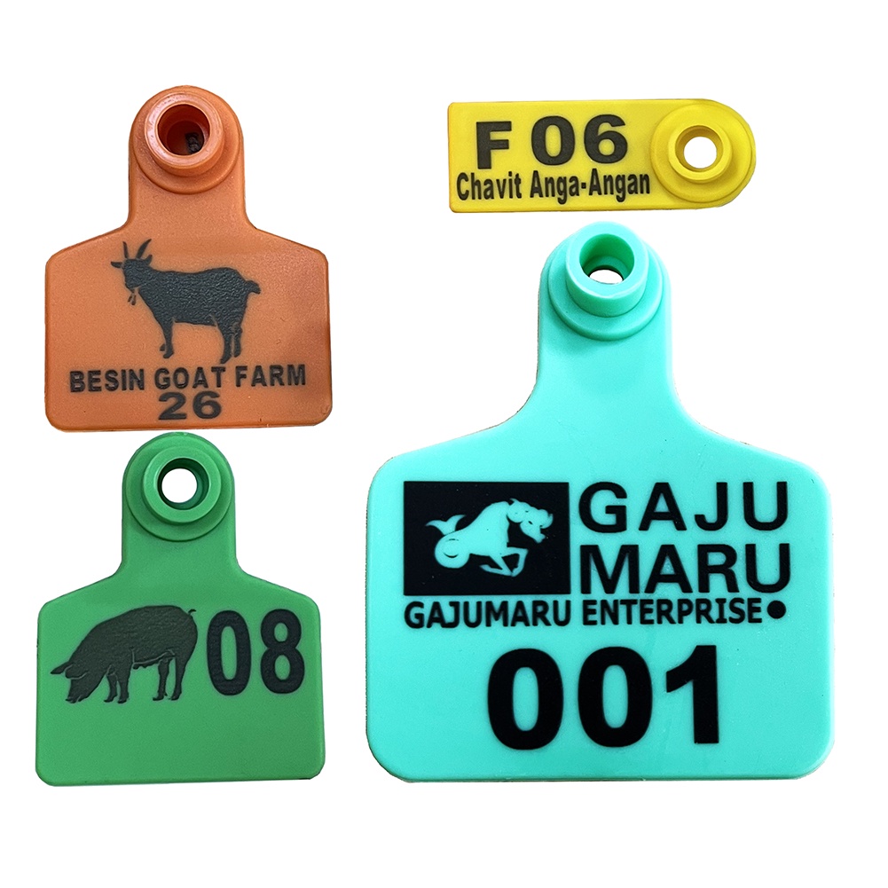 【Customized】100Pcs Livestock Ear Tag Cattle Pig Ear Tag Customized ...