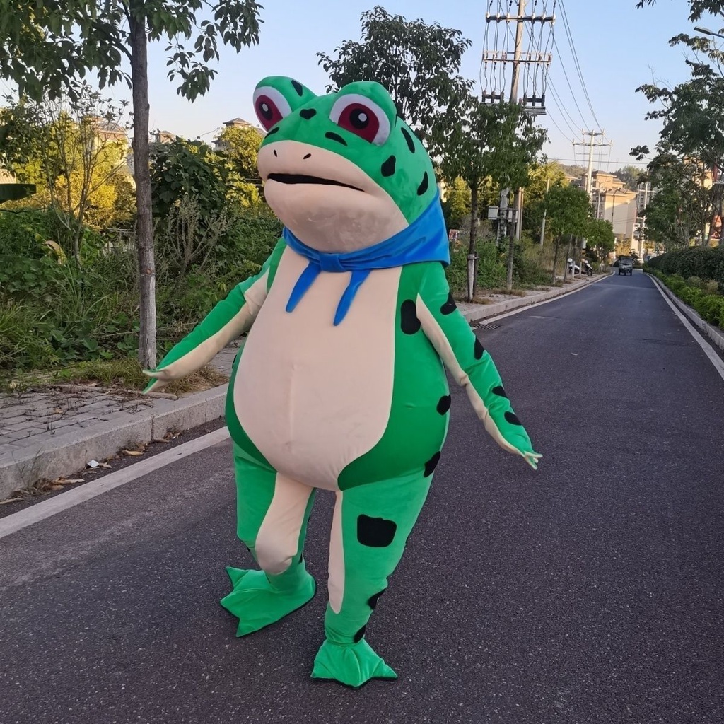 Frog Costume With Dual Air Blower Frog Doll Clothes Sell Seed Show ...