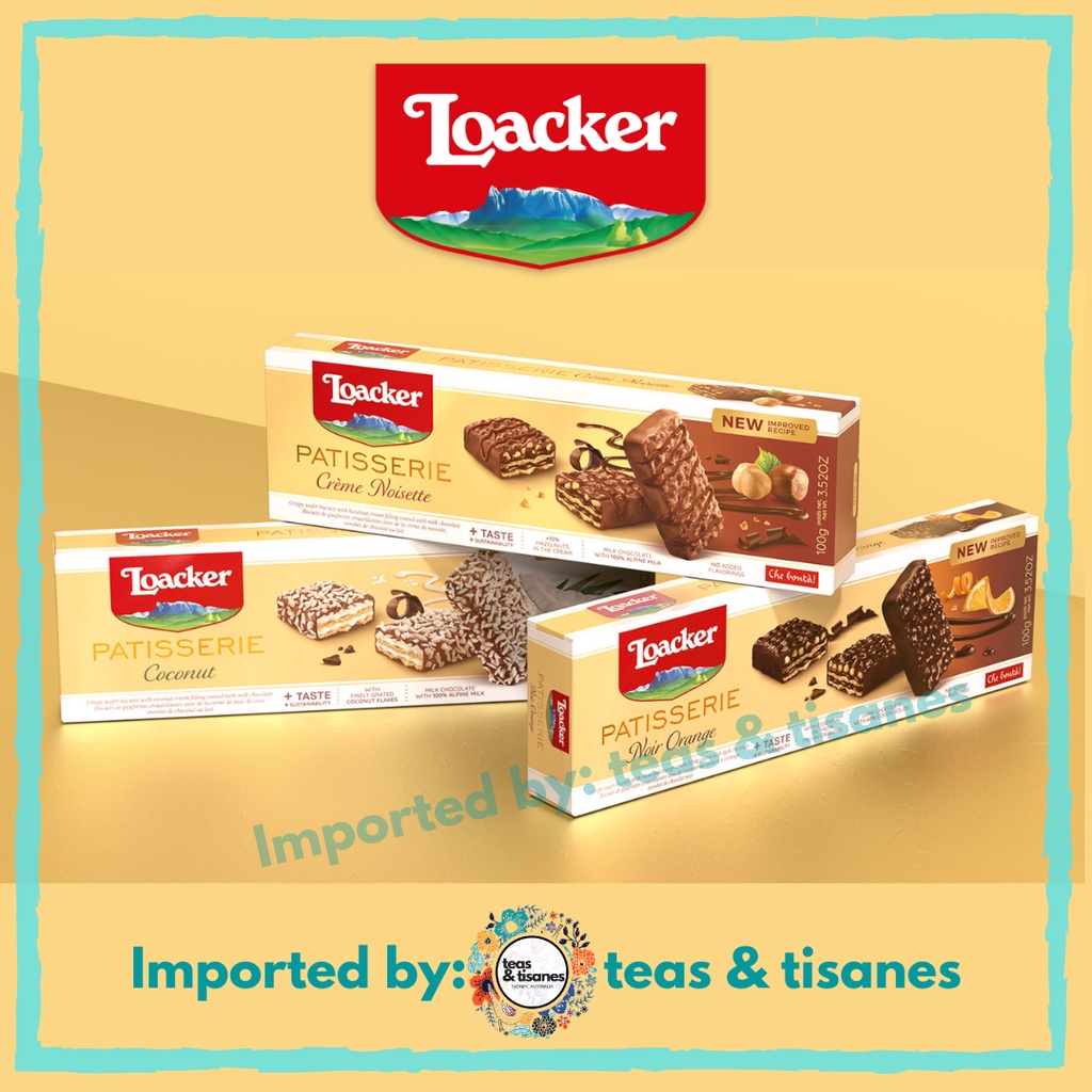 LOACKER | PATISSERIE | Chocolate Wafer Biscuits| 100g | Shopee Malaysia
