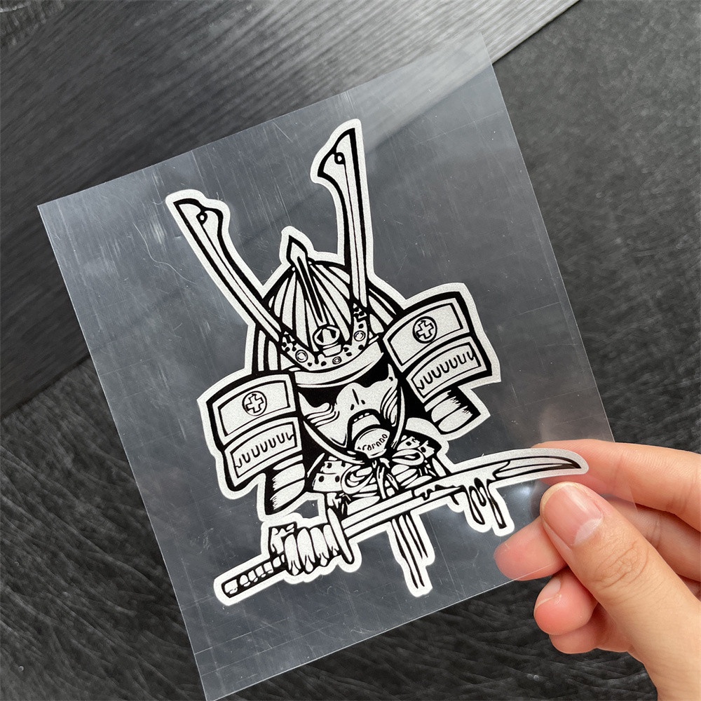 JDM Sticker Samurai Soul Motorcycle Sticker Japanese Oni Samurai Car ...