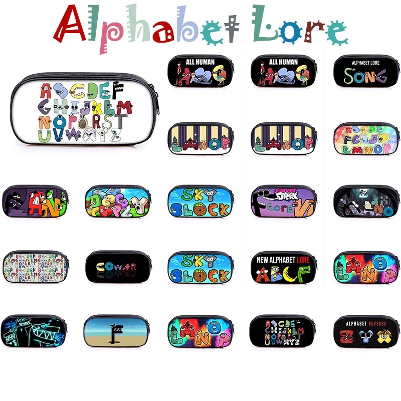 The new Alphabet Lore letter legend compartment pencil bag stationery ...