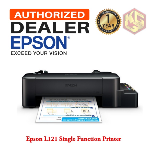 Epson EcoTank L121 A4 Ink Tank Printer | Shopee Malaysia