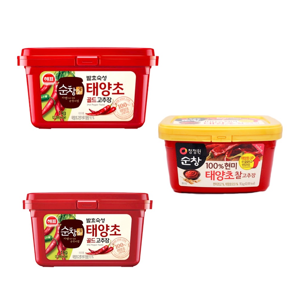 GOCHUJANG 1KG KOREAN RED PEPPER PASTE: CJ / SAJO / DAESANG | Shopee ...