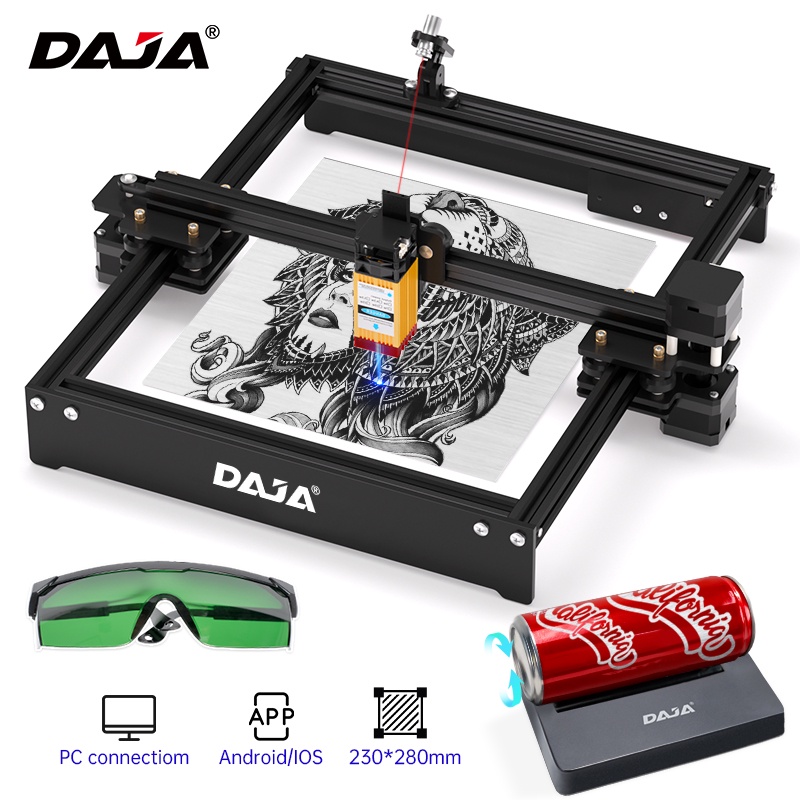 DAJA Laser Engraving D3 Series Marking Printer Engraver Small Automatic ...
