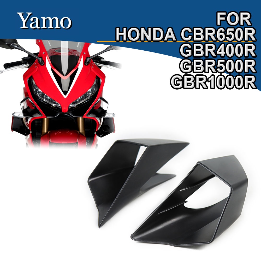 For Honda CBR650R CBR 400 500 1000R Fairing Winglets Fin Trim Cover ...