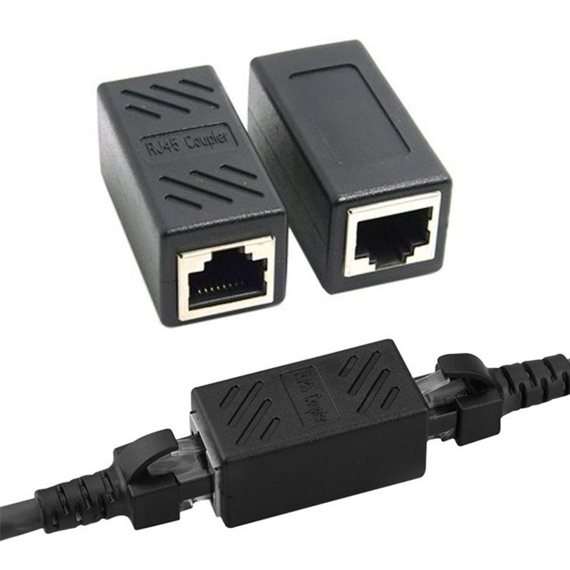RJ45 Connector Network extender Ethernet Kabel Extender Adapter Gigabit ...