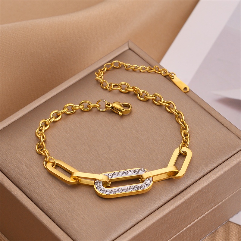 Tala 18K Gold Kyle Inspired -Titanium steel thick chain Bracelet For ...