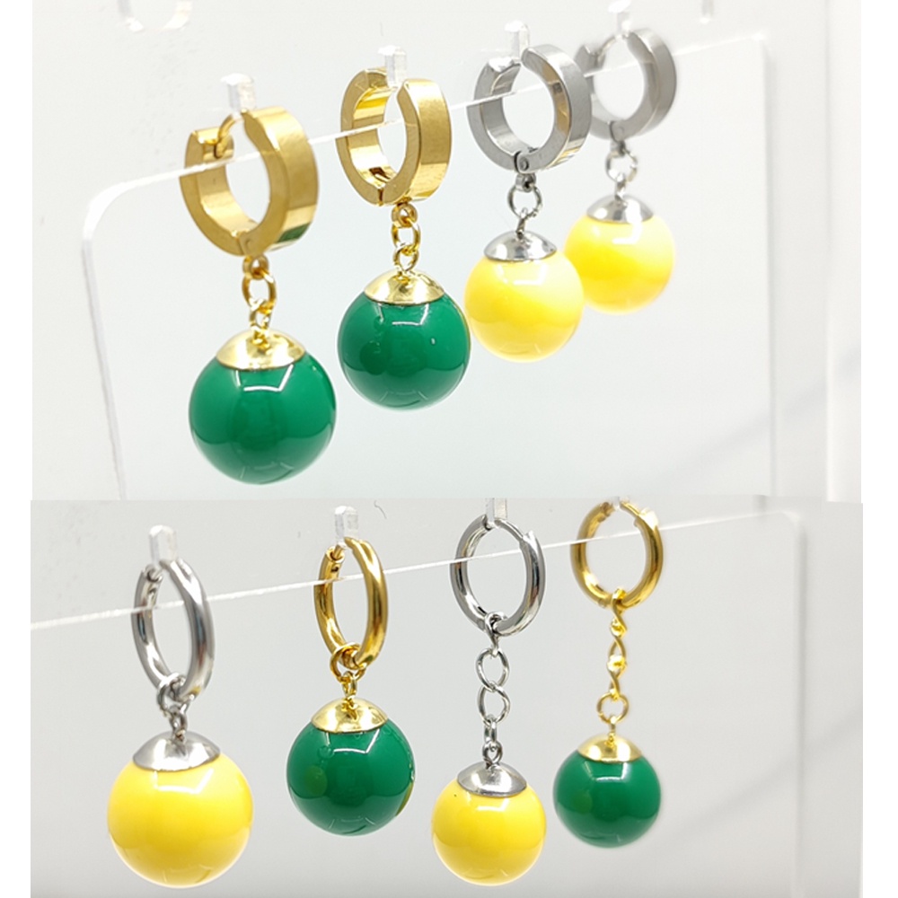 Dragon Ball Z Cosplay Potara Earrings Cheap Plastic Beads earring for ...