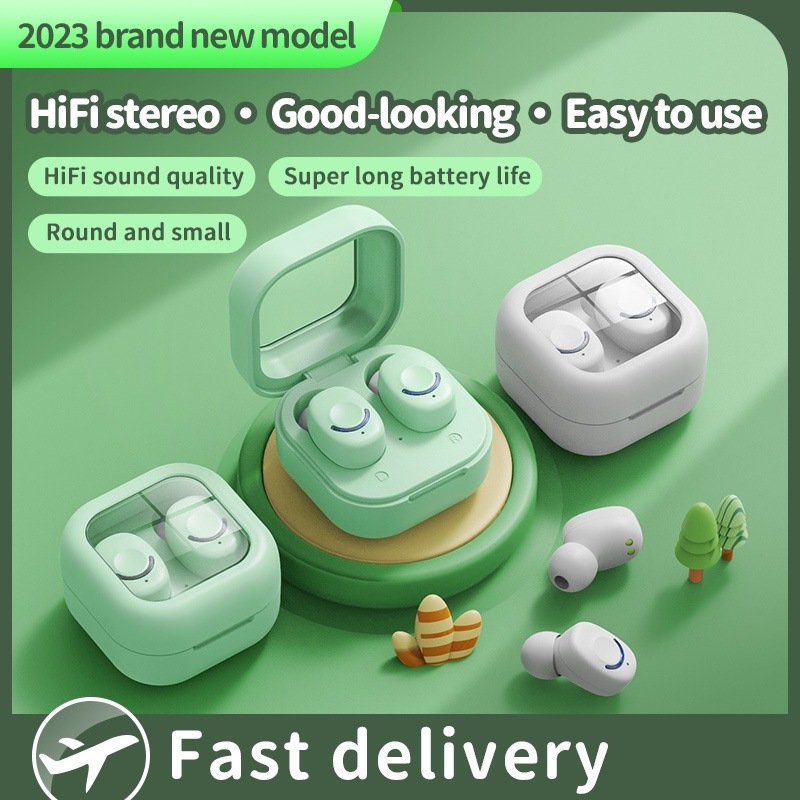 VANTEENIE TWS Wireless Headset Bluetooth Earphones V5.3 With Microphone ...