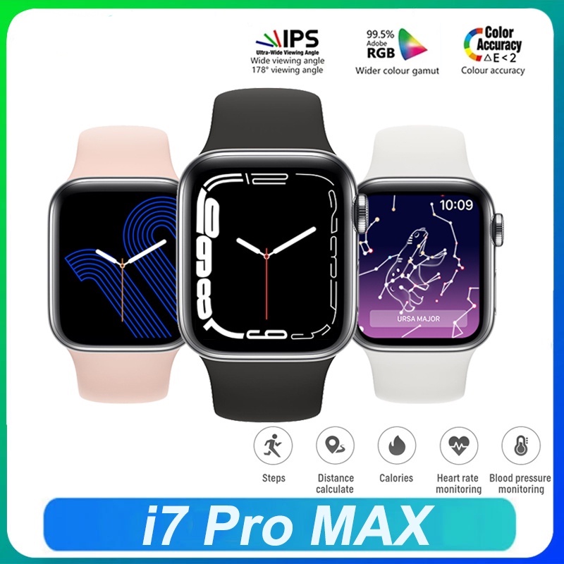 Original I7 Pro Max Samrt Watch Men Women Bluetooth Samrtwatch Fitness ...