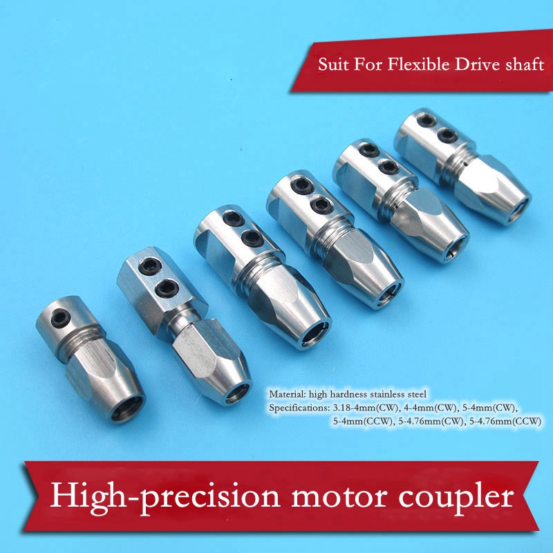 RC Boat Flex Shaft Collet High-precision Coupler Motor And Flexible ...