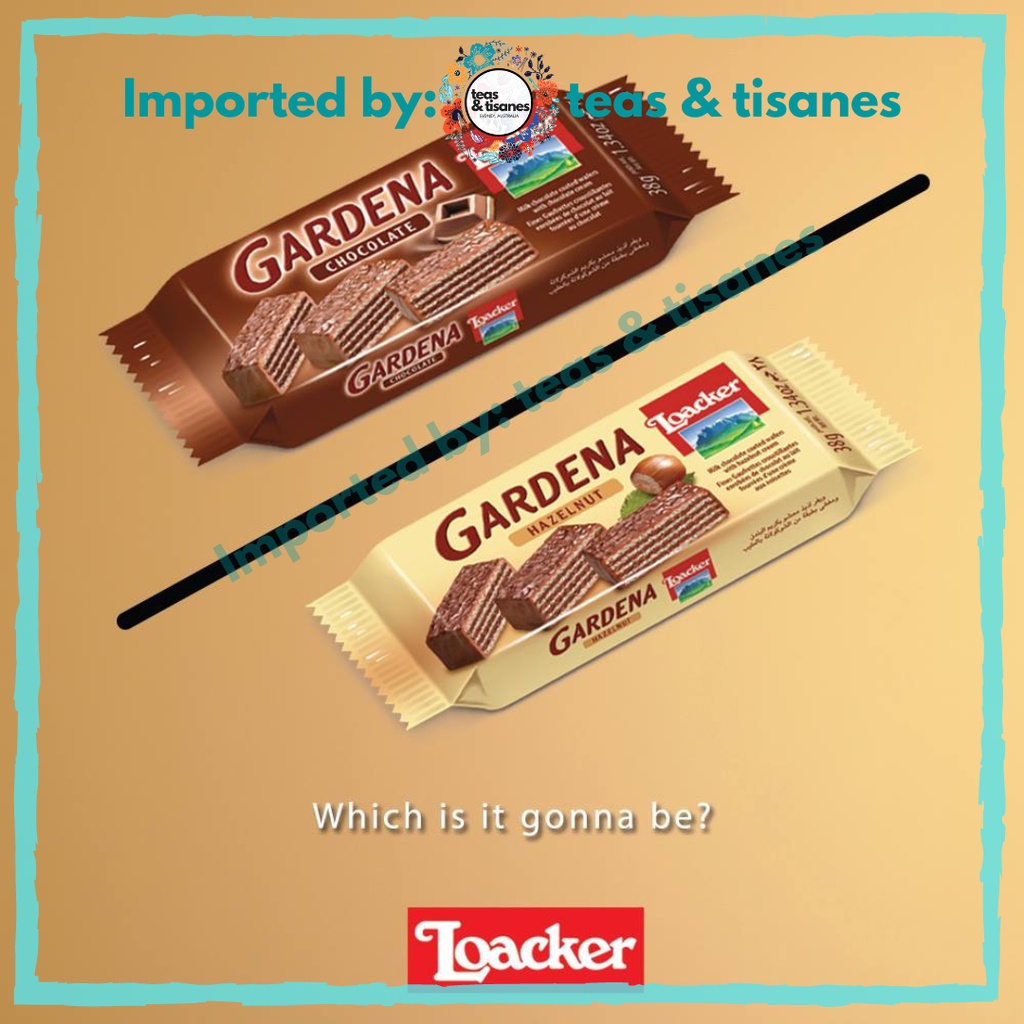 LOACKER | GARDENA | Chocolate Wafer Biscuits| 200g | Shopee Malaysia