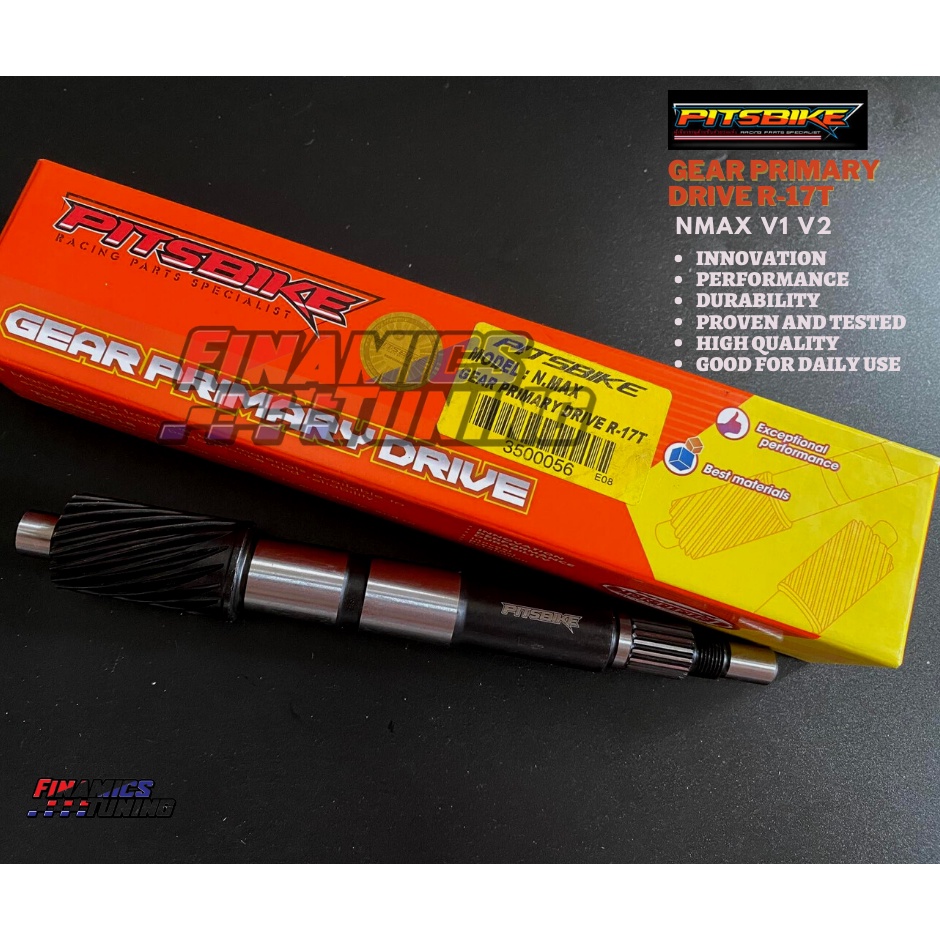 PITSBIKE GEAR PRIMARY DRIVE SHAFT NMAX V1 V2 17T +1 | Shopee Malaysia
