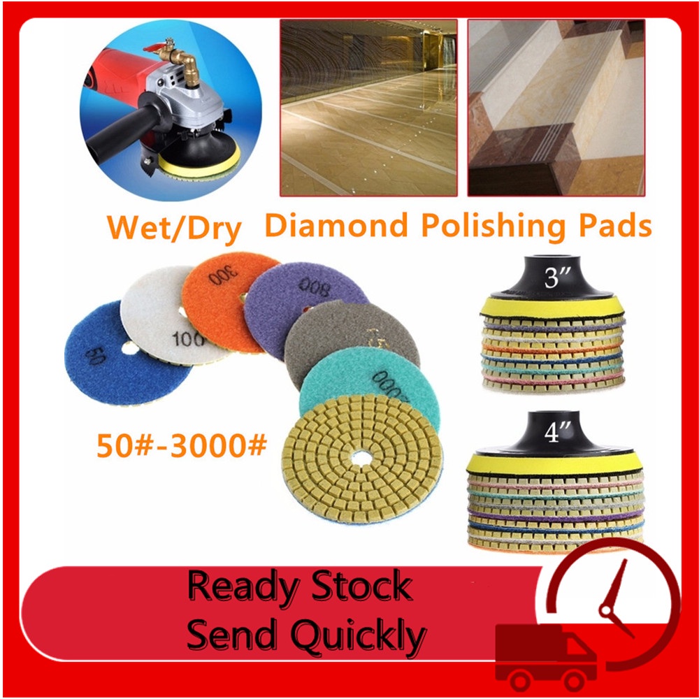 1Pcs 3/4" Sanding Grinding Disc Wet Diamond Polishing Pads Tile Marble ...