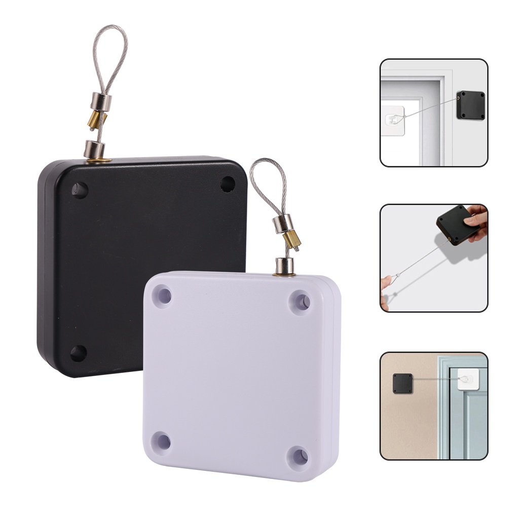 Automatic Door Closer Punch-free Automatically Close For Sliding Door ...
