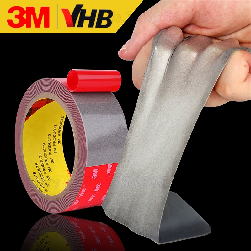 3M VHB Double Sided Tape 6/10/20/30/40/50mm Auto Home Office Wall Decor Stickers High Viscosity ...