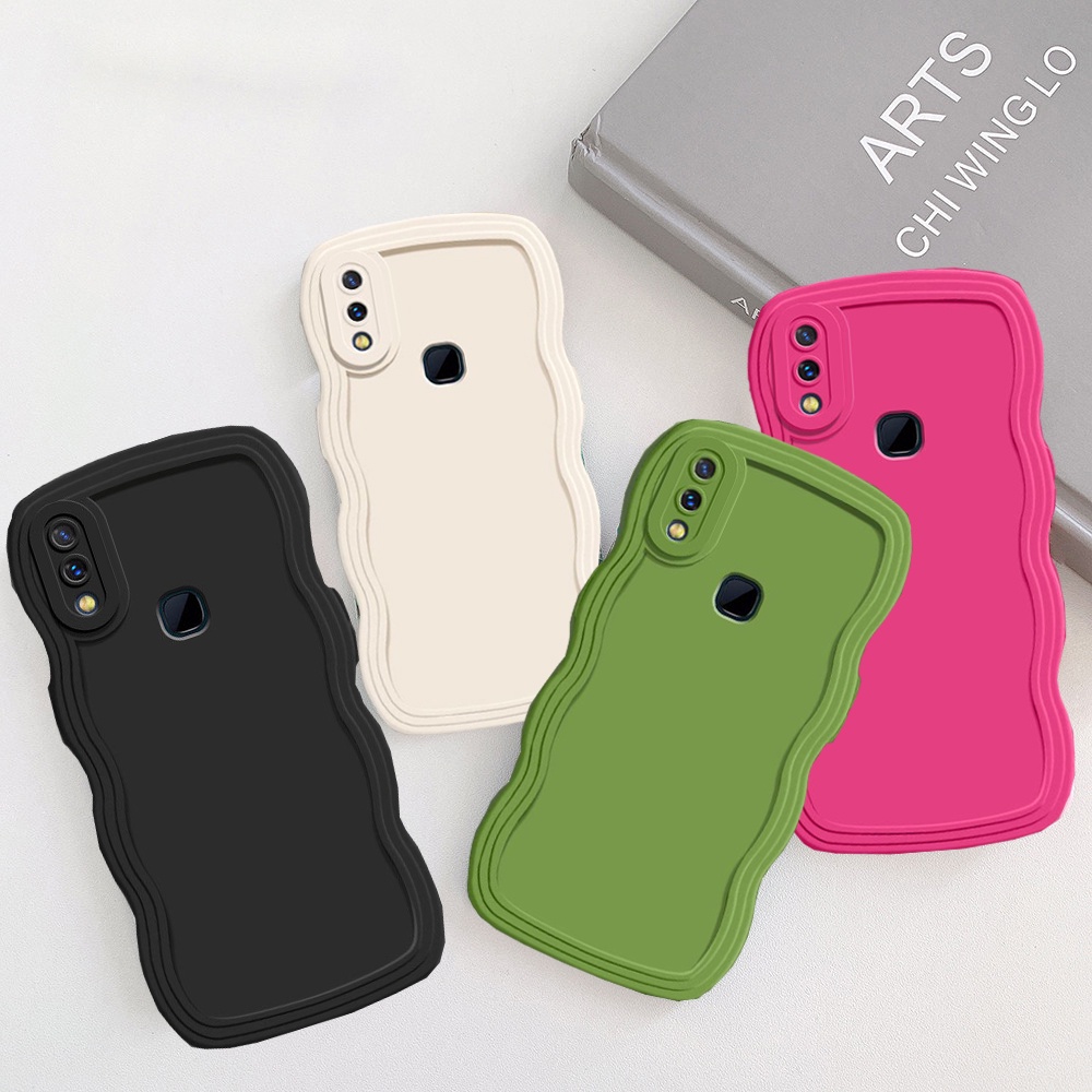 Huawei Y9 Y7 2019 P40 Lite Nova 3i 5T Honor 8X Wave Bumper Candy Color ...