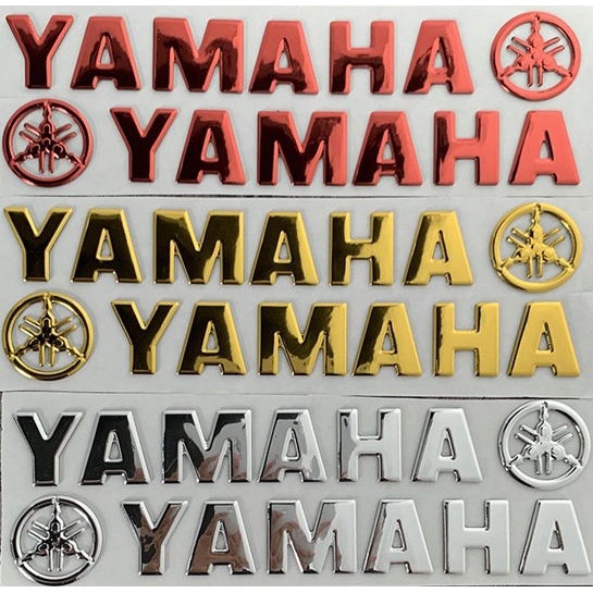 Motorcycle 3D Sticker YAMAHA HONDA SUZUKI KAWASAKI Emblem Logo Sticker ...