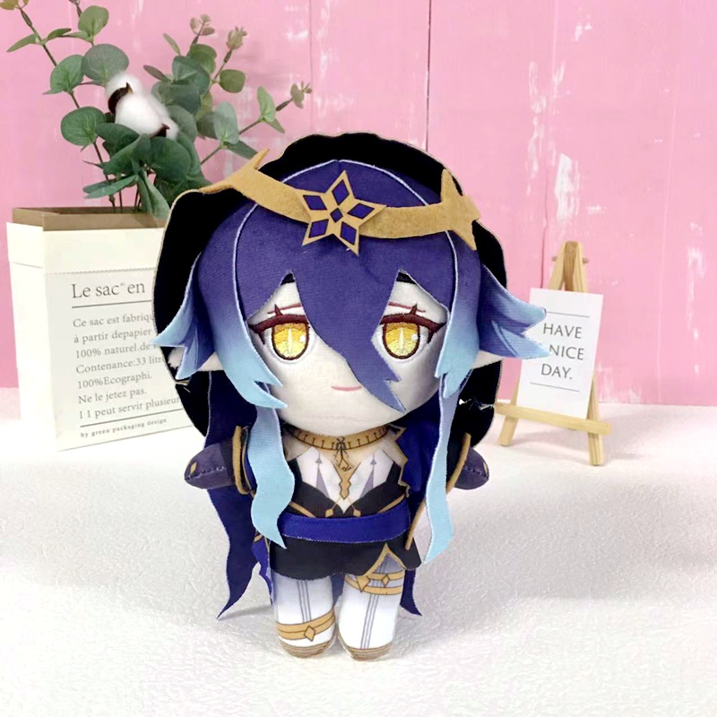 20cm Genshin Impact Stuffed Doll Lyney Lynette Itto Kazuha Beidou Plush ...