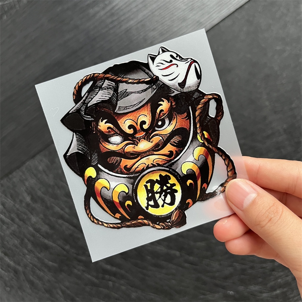 JDM Sticker Samurai Soul Motorcycle Sticker Japanese Oni Samurai Car ...