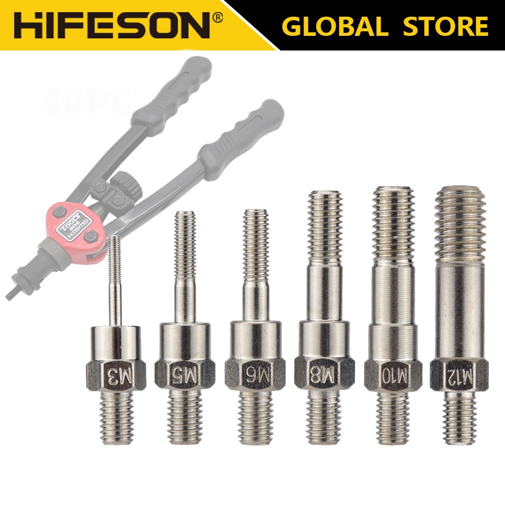 HIFESON Manual Pulling Cap Ram Gun Rivet Gun Pull Rod Pulling Socket ...