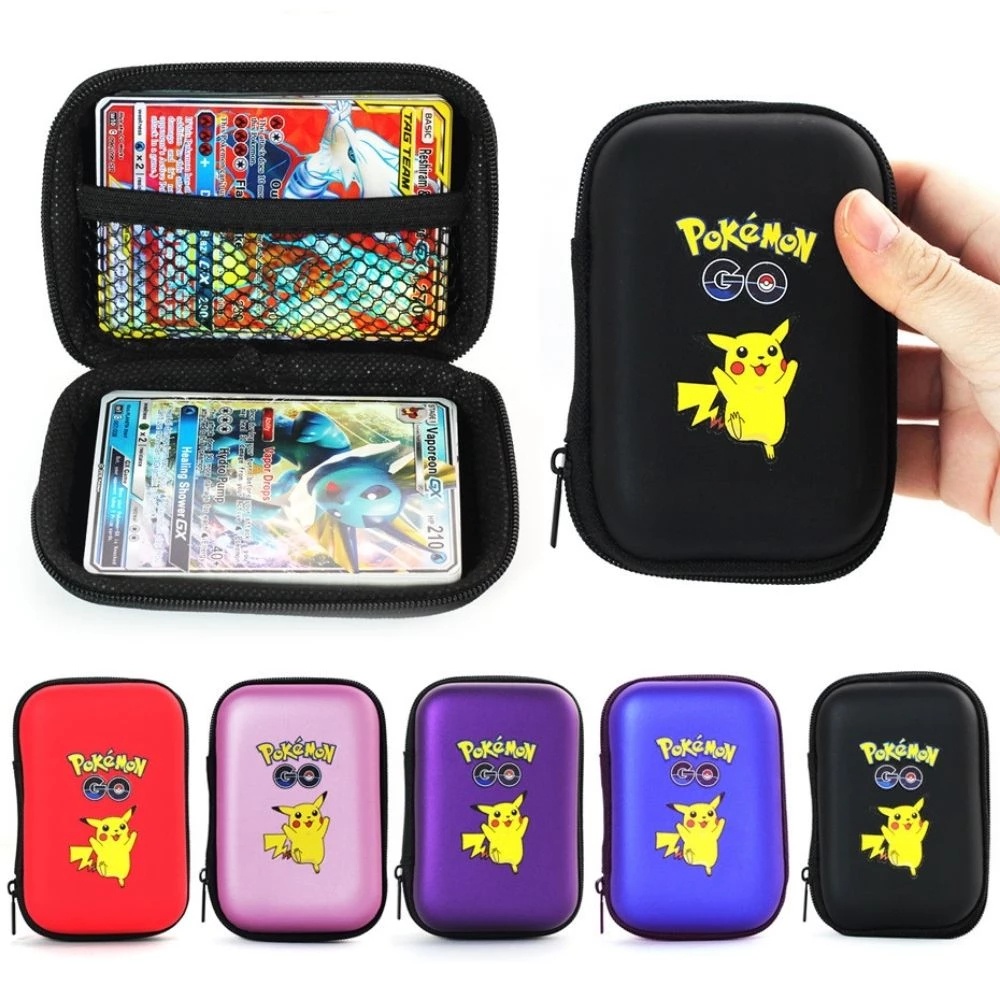 Pokemon Cards Storage Bag Can 55 Cards Capacity VMAX MEGA EX Collection ...