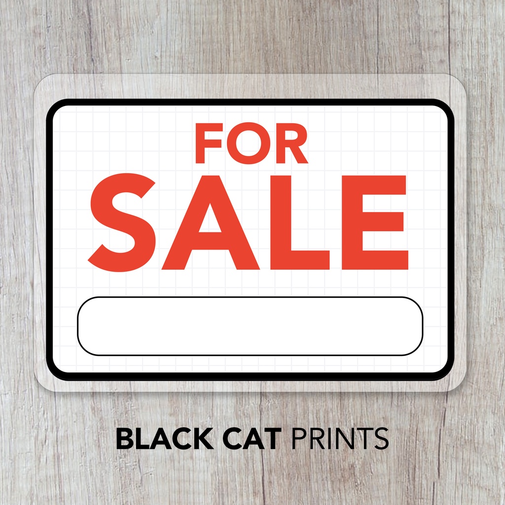 For Sign / Laminated Sign / Sign Board | Shopee Malaysia