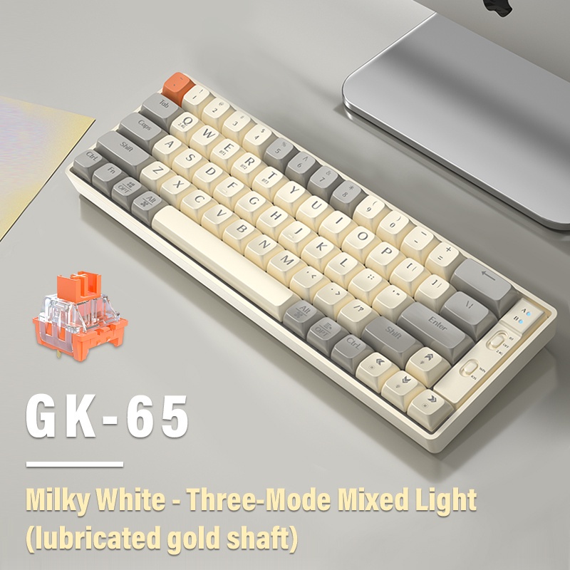 Mechanical keyboard 3 mode hotswap Mechanical keyboard RGB backlit ...