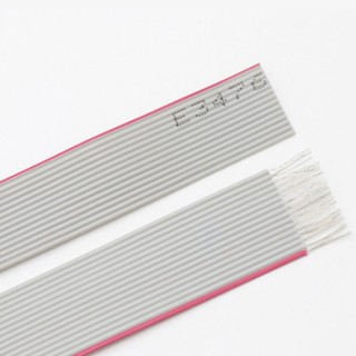 1M 28AWG UL2651 Gray Flat Ribbon Cable Wire 300V 10 14 16 20 26 Pins For 2.54mm IDC Connector ...
