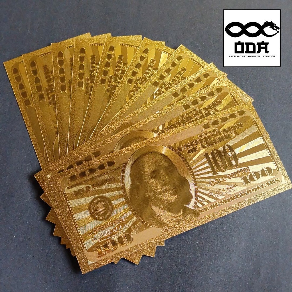 2025 Lucky Money $100 dollar Year of Snake AUSPICIOUS NOTES (GOLD ...