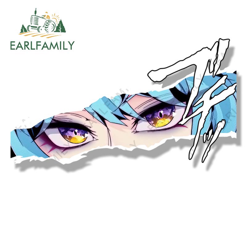 EARLFAMILY Street Punk Eula Fanart Car Sticker Anime Genshin Impact ...