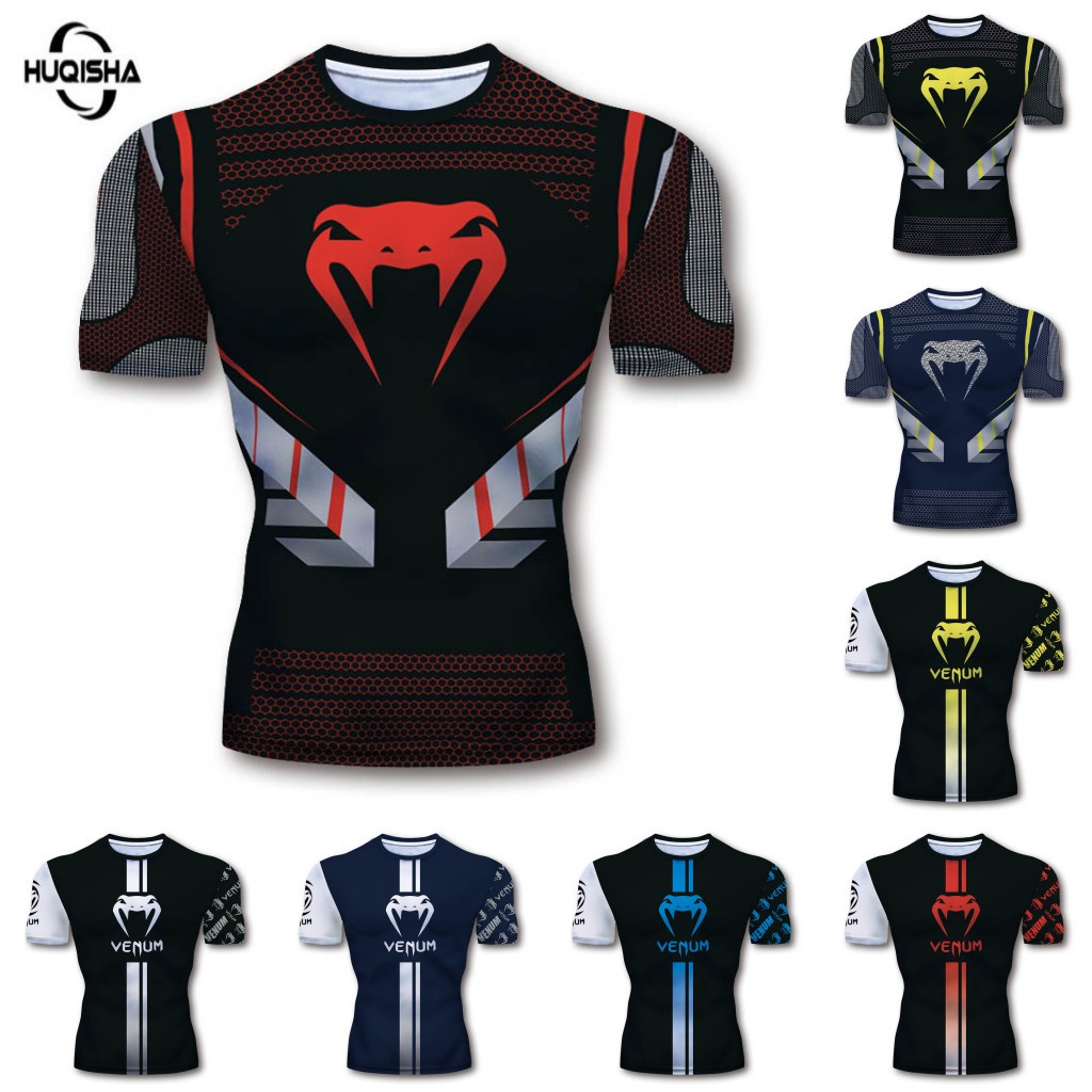 Gym Fitness UFC Fight Training 3D Printed Men Fashion Venom Cosplay ...