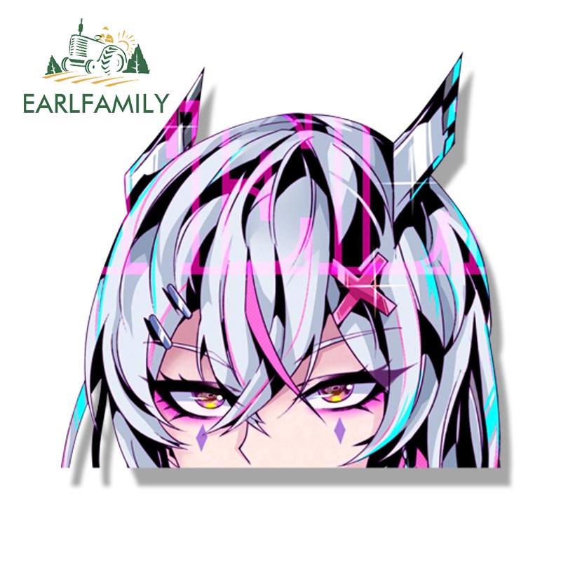 EARLFAMILY Qipao Gyaru Fanart Car Sticker Original Gothic Girl Waifu ...