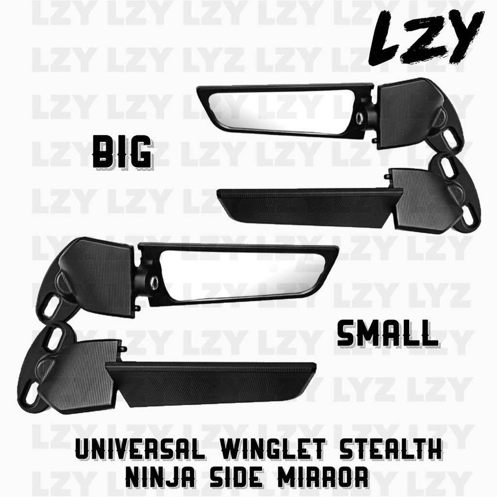 UNIVERSAL WINGLET STEALTH NINJA SIDE MIRROR ORD | Shopee Malaysia