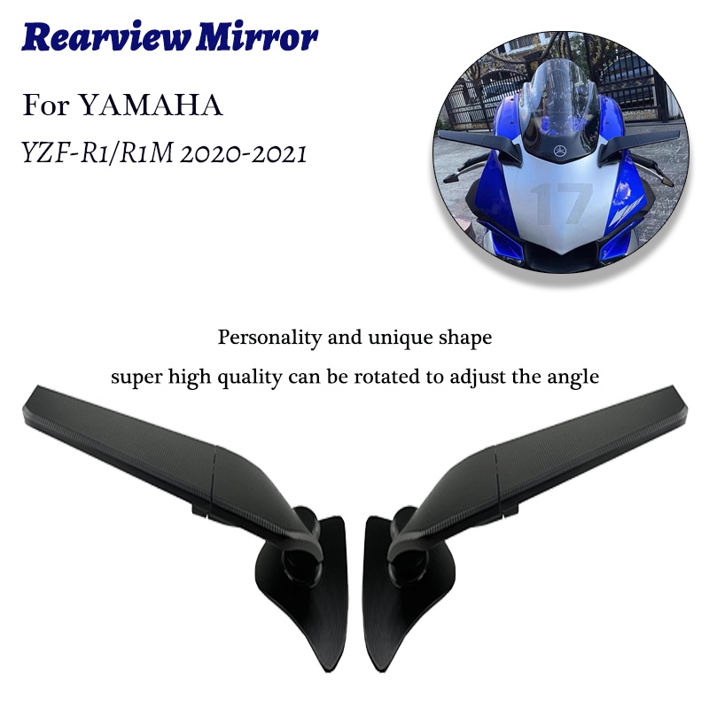 MTKRACING For YAMAHA YZFR1 YZF-R1 YZF R1 R1M 2020-2021 Rearview Mirrors ...