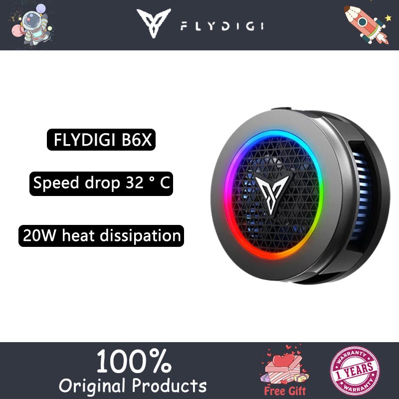 FlyDigi B6X/B7X Magnetic Wireless RGB Fan Radiator | Shopee Malaysia