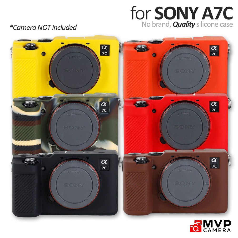 Silicone Case Sony A7C with COLOR VARIATION Generic MVP CAMERA | Shopee ...