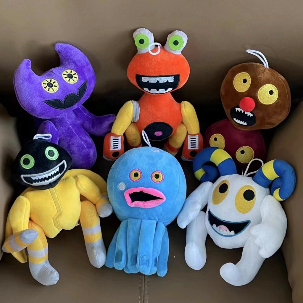 33cm My Singing Monsters Wubbox Plush Toys Green Furcorn Stuffed Dolls ...