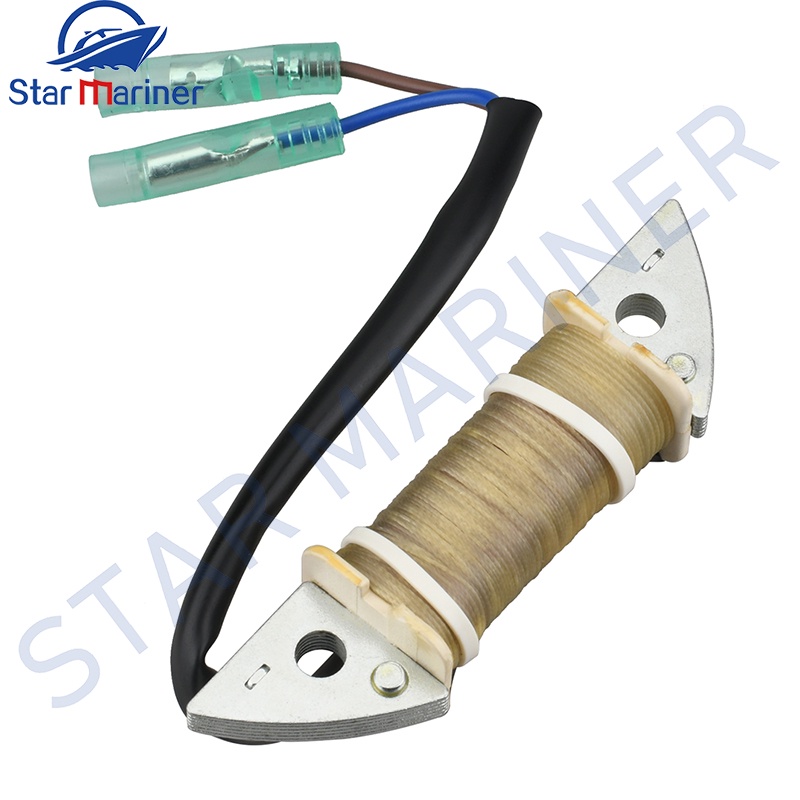 Charge Coil 63V-85520 For Yamaha Outboard Motor Engine Parts 2T 9.9HP ...