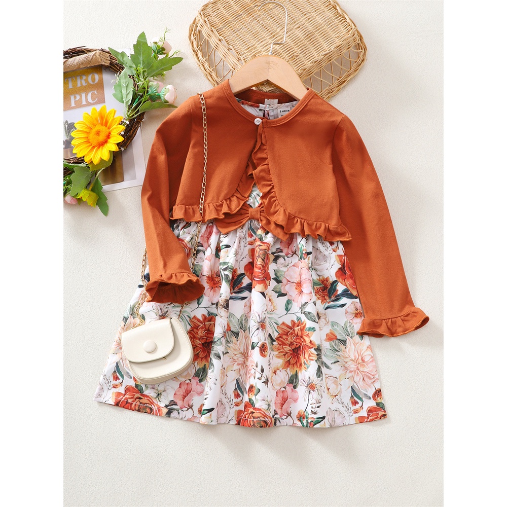 baju budak perempuan 4-7Years Tahun Birthday dress budak perempuan Suit ...