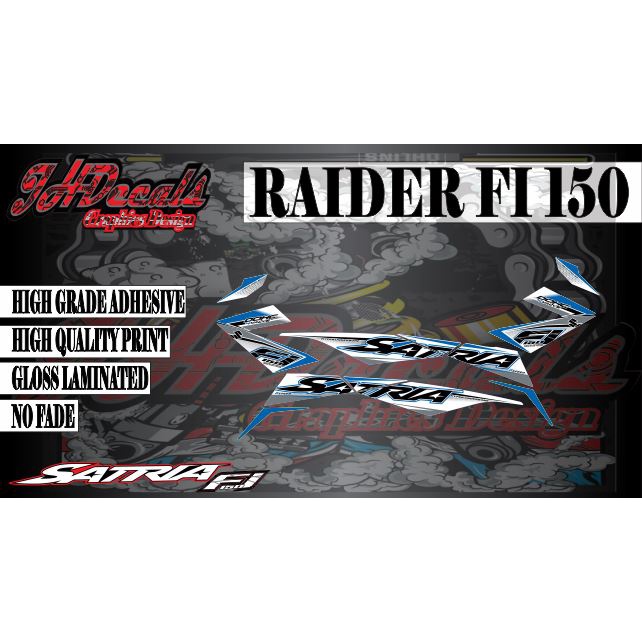 SUZUKI RAIDER FI 150 DECALS SET | Shopee Malaysia
