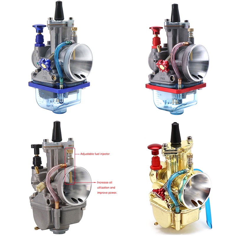 ZSDTRP Motorcycle Carburetor Adjustable Power Jet PWK Carburetors Adjusting Screws For 21-34mm ...