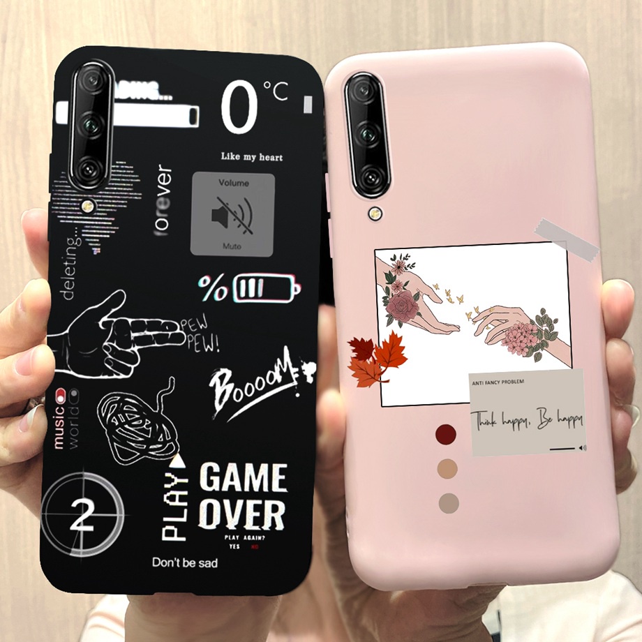 Huawei Y9 Y9s 2019 Case Matte New Design Soft Silicone Back Cover ...