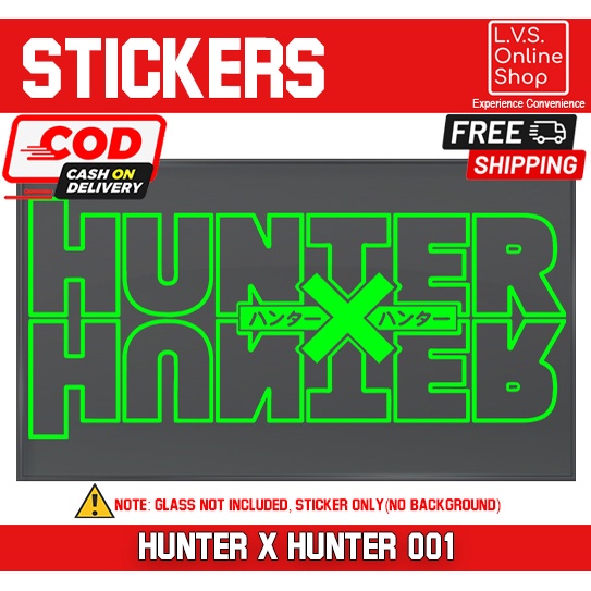 Hunter x Hunter 001- For Laptop Motorcycle Motor Car tumbler PC Anime ...
