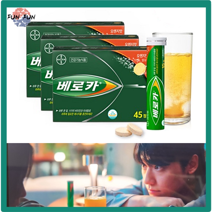 [Bundle of 3] Berocca Orange Energy Vitamin Effervescent 45 Tablets ...