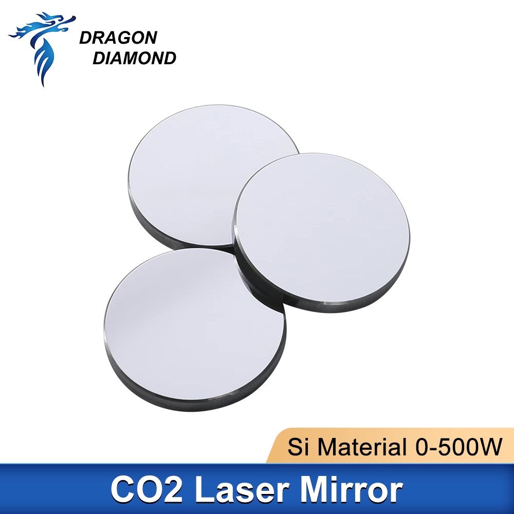 Dragon Diamond 500W Co2 Laser Si Reflective Mirrors Lens Refiectivity ...